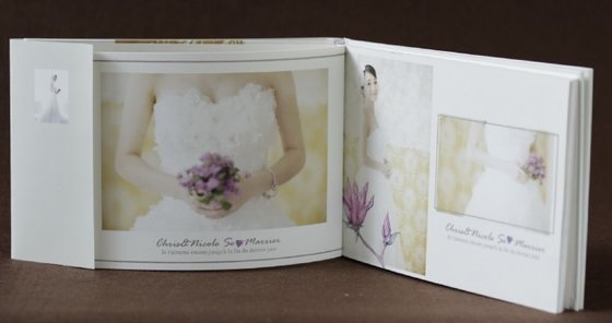 White / Pink Hardcover Photo Album