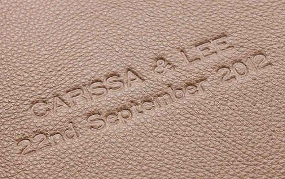 Private Handmade Coffee Leather Professional Flush Mount Wedding Albums 7 x 5