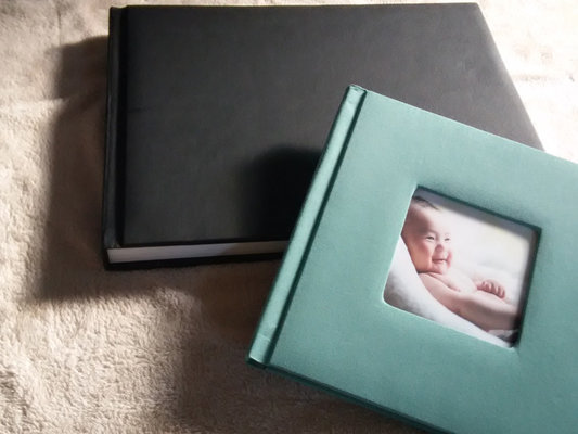 Classical 8x8 Professional Leather Photo Albums Wedding With White Edge