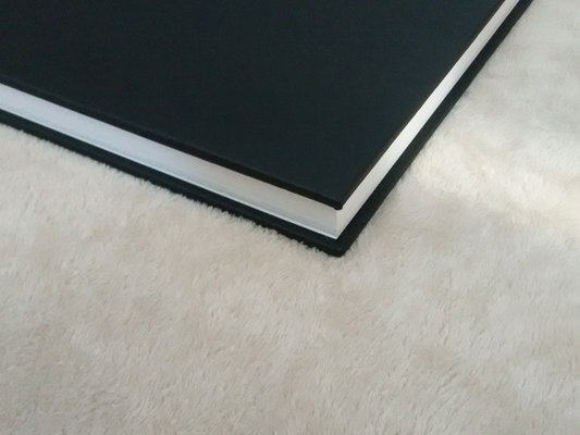 Unique Square Corner 10x8 Leather Bound Photo Album , Self Adhesive Photo Albums