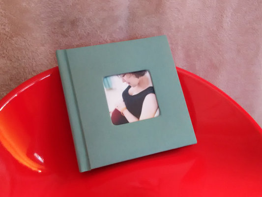 Modern 8 x 8 Pet / Kids Fabric Covered Photo Album , Round Corner Pages