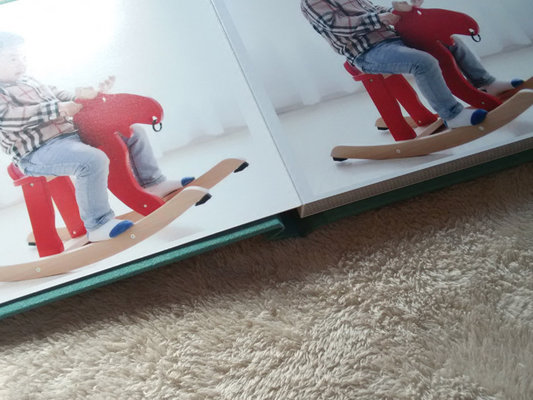 12x10 Middle Friends Fabric Covered Photo Album , Personalised Family Photo Albums