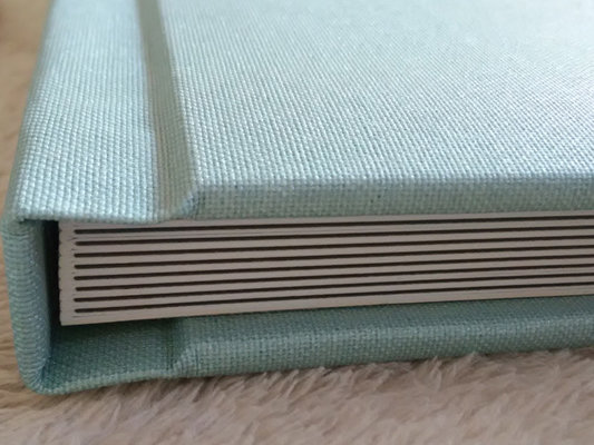 12x8 Love Friends Fabric Covered Photo Album With Gloss Lamination Paper