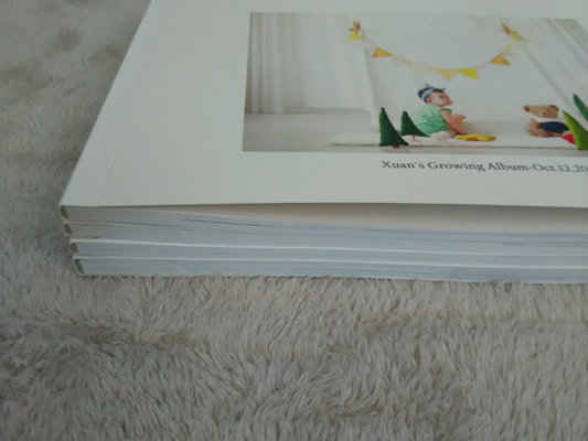 12 x 8개의 매트 필름 Softcover 사진 책 인쇄 아이 회상 사진첩