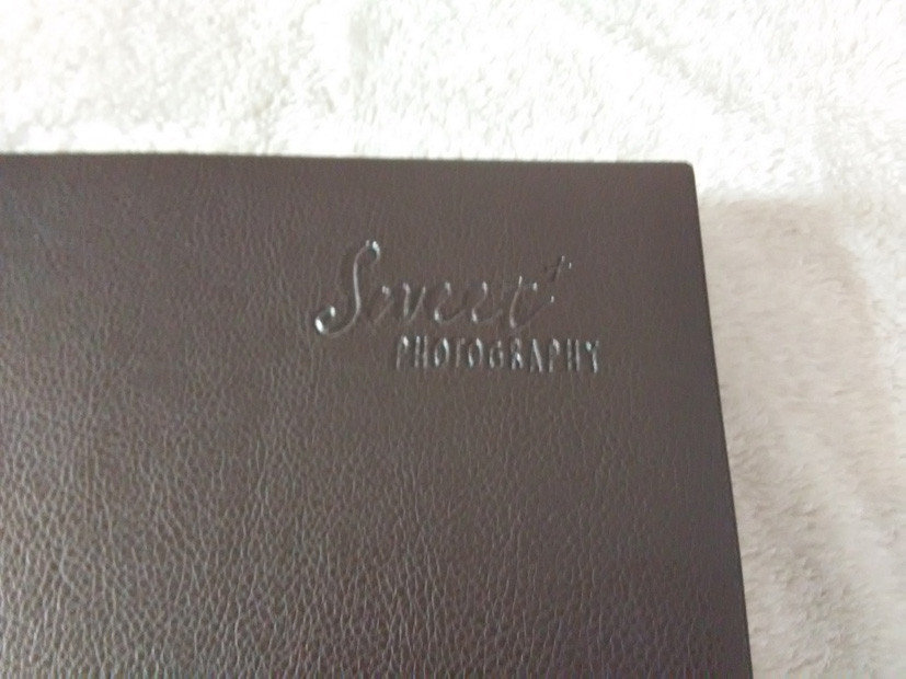 Custom Leather Bound Photo Albums 10 x 10 Creative Photo Book Metal Cover