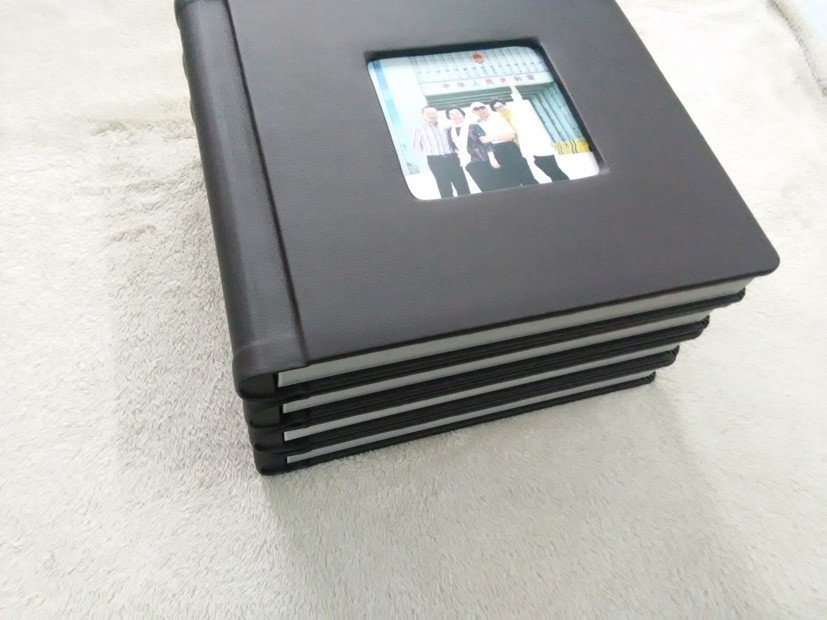 Storybook Vintage Wedding Photo Albums 14 x 10 Luxury Coffee Leather Cover