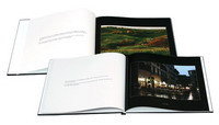 현대 11x14 기록 가능한 넘치는 산 결혼식 사진첩은 128gsm/157gsm를 예약합니다