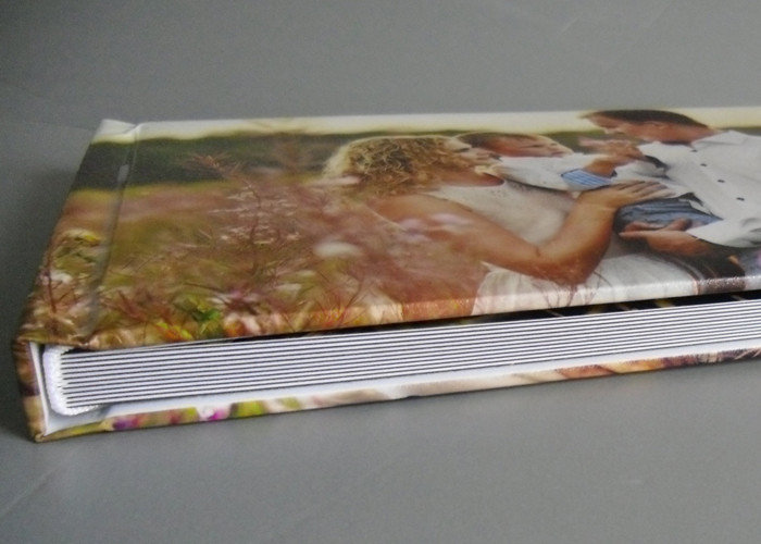 Contemporary Flushmount Albums 12 x 8 Photo White Edge for Anniversary