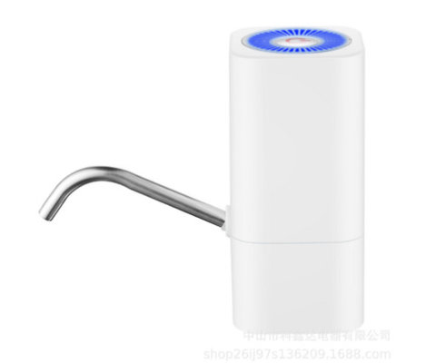 China USB Rechargeable Automatic Bottled Water Pump With LED Lighting Button supplier