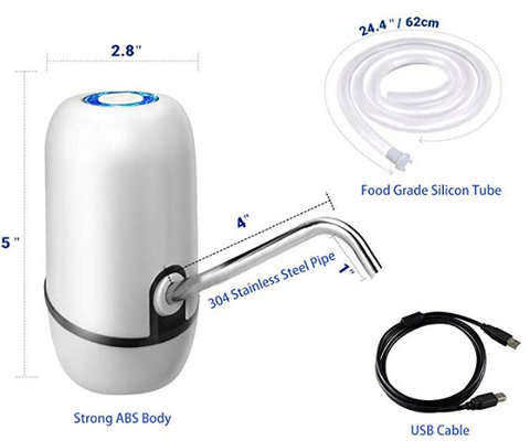 4W Automatic Bottled Water Pump With USB Rechargeable CE RoHS UL FCC Certification supplier