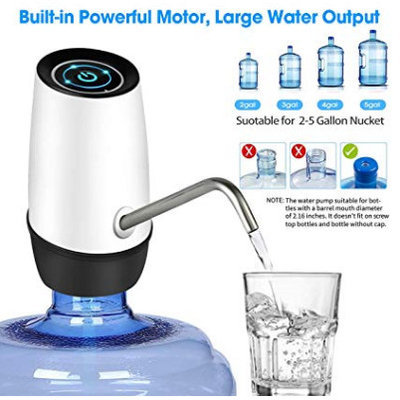 Food Grade Safe Material Bottled Water Dispenser Pump For 5 Gallon Bottle Drinking supplier