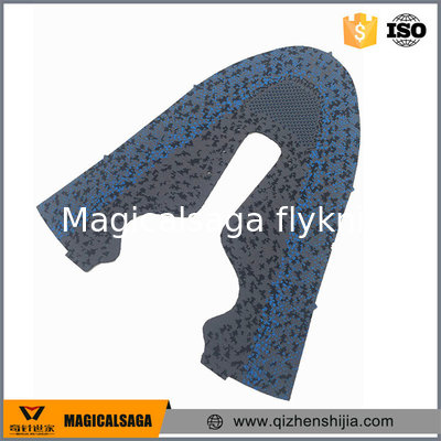 China manufacture low price flyknit shoe upper quality men running shoe upper