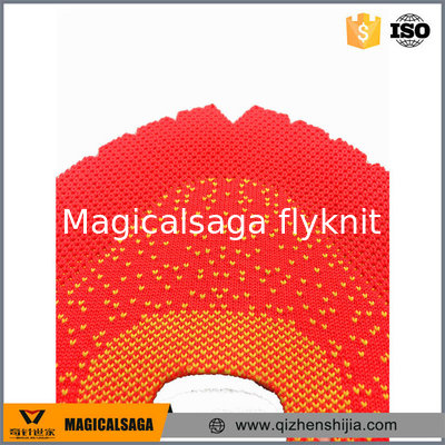 2017 China manufacture breathable vamp fly knit shoes upper hot sale