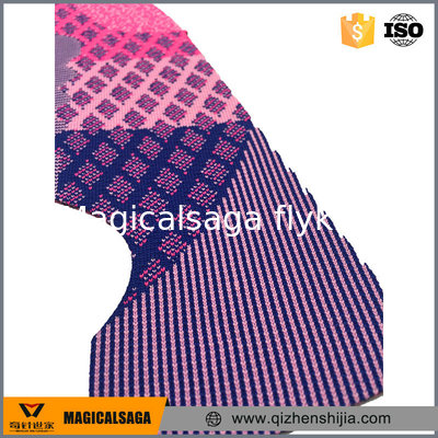 High quality fashion upper multicolor shoes woven flyknit vamp shoe upper