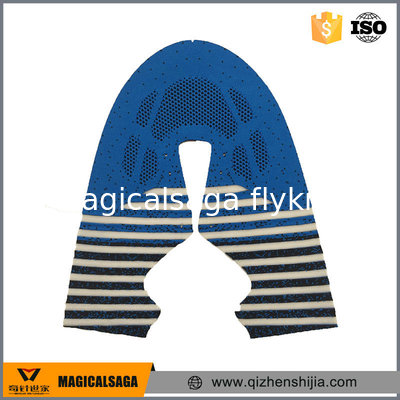 China manufacture light breathable OEM fly knitted shoes upper for sports shoes