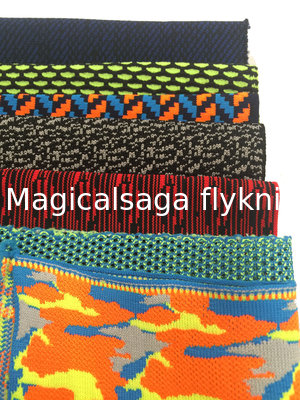 Cheap flyknit material sneaker shoes man quality flyknit upper fabric