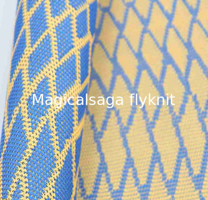 New design 100%polyester fabric high quality fly knit shoe fabric