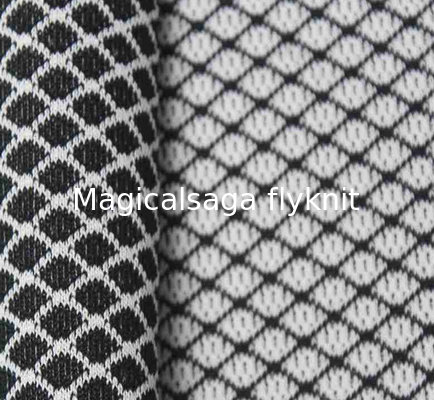 2017 Hot selling flyknit material colorful design flyknit shoe fabric
