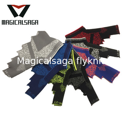 Good quality casual vamp shoes uppers fly knit fabric material