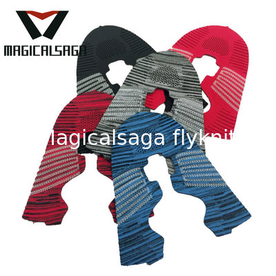 Bright color new design running shoes knitted upper material