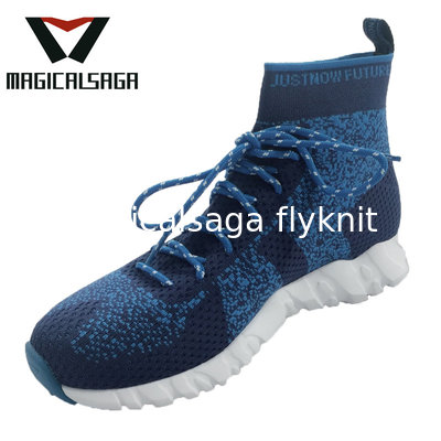 2018 Manufacture hot sale sock upper men casual shoe sport fly woven upper