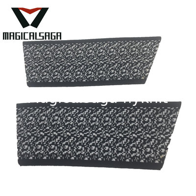 Jinjiang latest slipper top flyknit material men fashion casual sandals upper