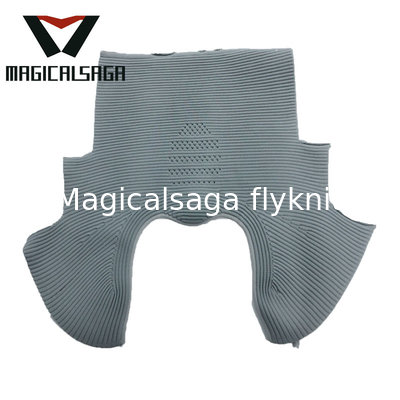 Elastic racer 3D flyknit fabric running shoes upper material for men