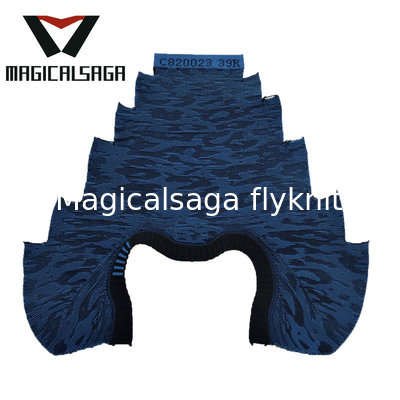 Elastic racer 3D flyknit fabric running shoes upper material for men