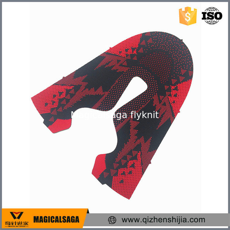 simple flyknit shoes upper for woman,low running sport shoes uppper