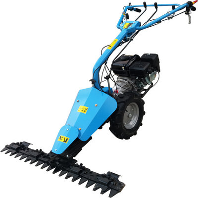 Anti-Slip Feature and Petrol/Diesel Power Type sickle bar mower /Mini tractor scythe mower