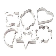 China LFGB/FDA Stainless Steel Different Shape Christmas Bulk flowers star round heart Cookie Cutter supplier