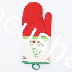 China Cotton Oven Glove Heat Proof Mitten Kitchen Cooking Microwave Oven Insulated Non-slip Glove Thickening supplier