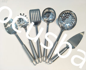 China Stainless Steel Kitchen Utensils Set Durable Non Stick Coating Ergonomic Handle Dishwasher Safe Cookware supplier