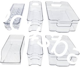 China Fridge Bins and Freezer Organizer Refrigerator Bins Stackable Storage Containers BPA-Free Drawer supplier
