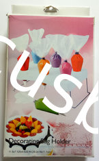 China FB115920 decpration bag & piping tips plastic holder easy to fold for saving space supplier