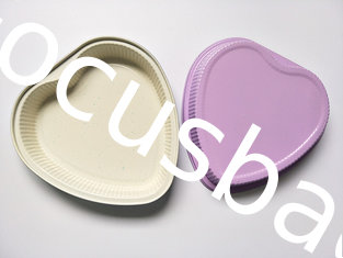 China heart shape lovely carbon steel cake baking pans for home making ceramic coating supplier