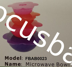 China FBAB0023 for wholesales food-grade pp plastic microwave bowl set supplier