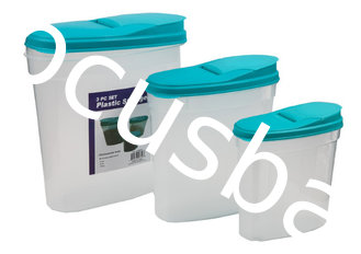 China FBAB0025 for wholesales set of 3 eco-friendly pp plastci cereal holder supplier