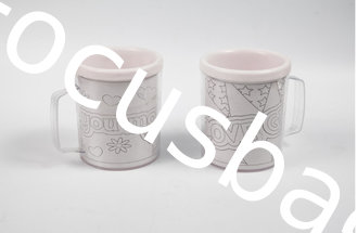 China FBAB108 for wholesales double wall pp/ps mug with customized design supplier