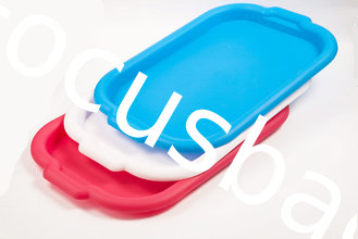 China FBAB204 for wholesales set of 3 plastic trays with easy grip handle supplier