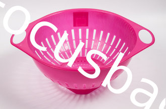 China FBAB301 for wholesales BPA free colander with wide edge grip handle supplier