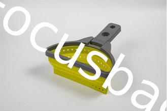 China FBAB50223 for wholesales triangle handle foldable collapsible colander supplier