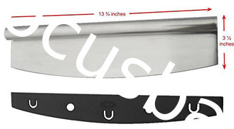 China Amazon Hot sale Pizza Cutter Sharp Rocker Blade With Cover Heavy Duty Stainless Steel Pizza knife Dishwasher Safe supplier