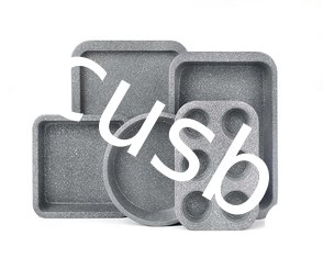 China 5pcs Marble Coating Premium Non-Stick Round Baking Pan cake mould nonstick cake pan cake mold supplier