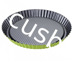 China Non-Stick Carbon Steel Round Quiche Baking Cake Tart Pan Cake Tin Plated Steel Flan supplier