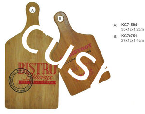 China Natural and eco-friendly Fruits vegetables kitchen cutting board bamboo shape supplier