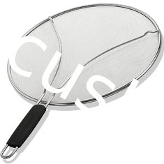 China 13" Grease Splatter Screen for Cooking with Heavy Duty Ultra Fine Mesh Plus Silicone Hot Handle Holder supplier