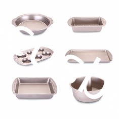 China 0.6mm thickness series carbon steel non stick coating cake pan supplier