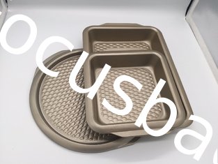 China 0.5mm thickness carbon steel non stick cake pan/cake mold/loaf pan/muffin pan supplier
