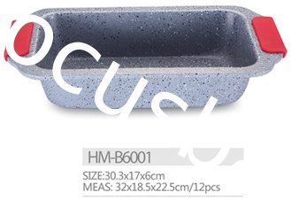 China Carbon steel High strength non stick marble coating bread pan cookware bakeware supplier